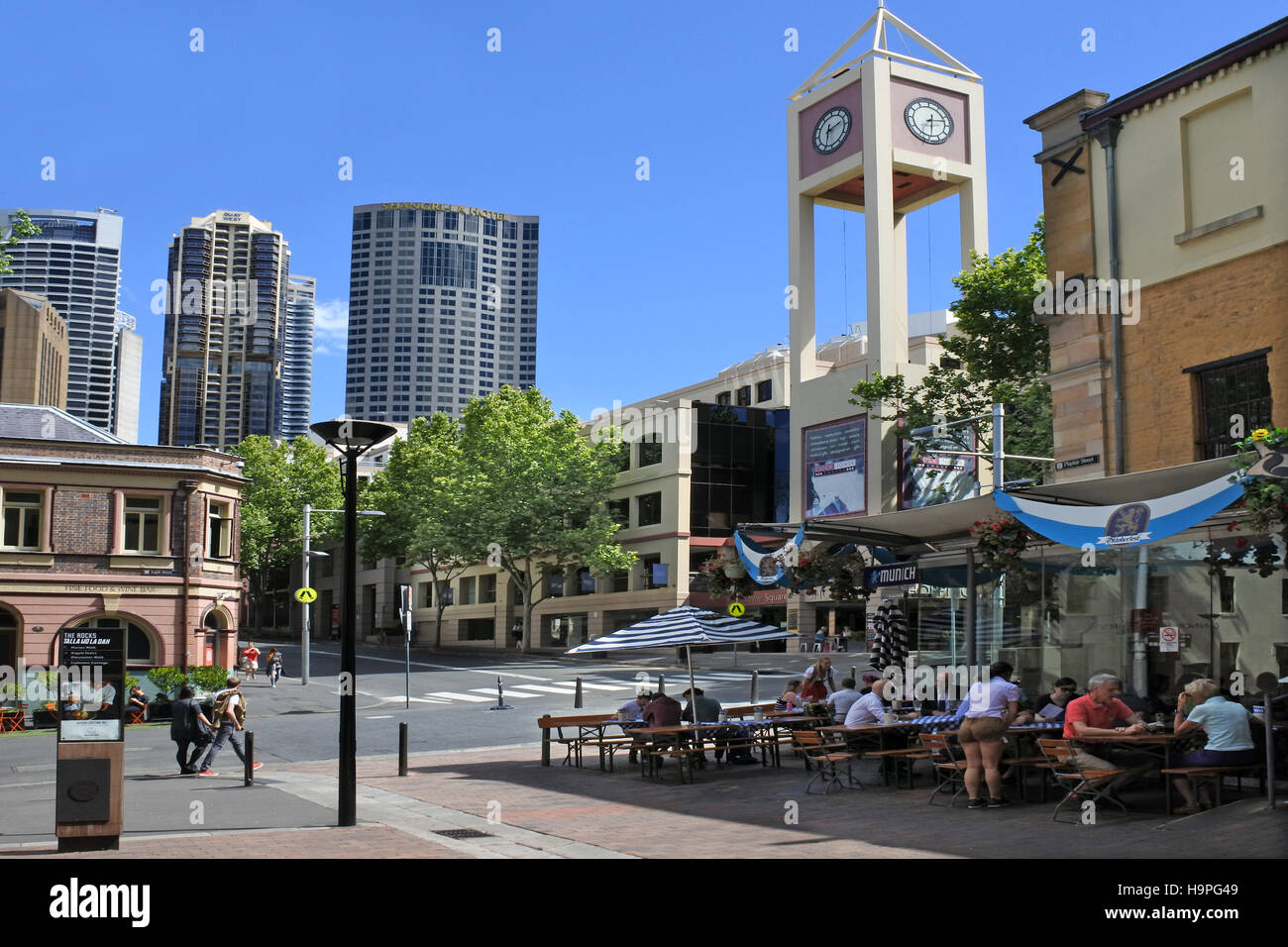 The Rocks Tourist Precinct Sydney Australia High Resolution Stock ...