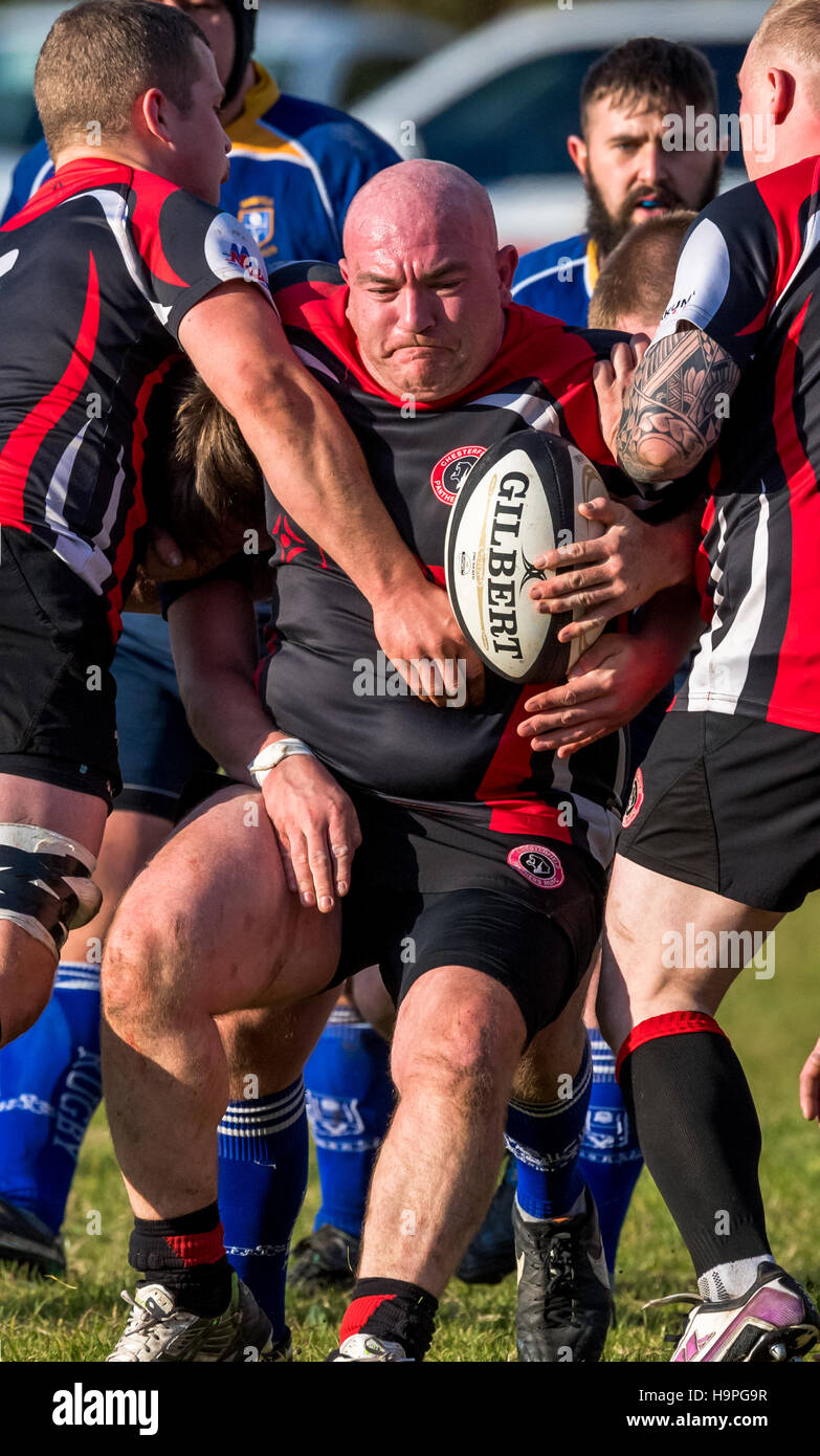 Male rugby union football player being tackled Stock Photo - Alamy Male rugby union football player being tackled Stock Photo - Alamy