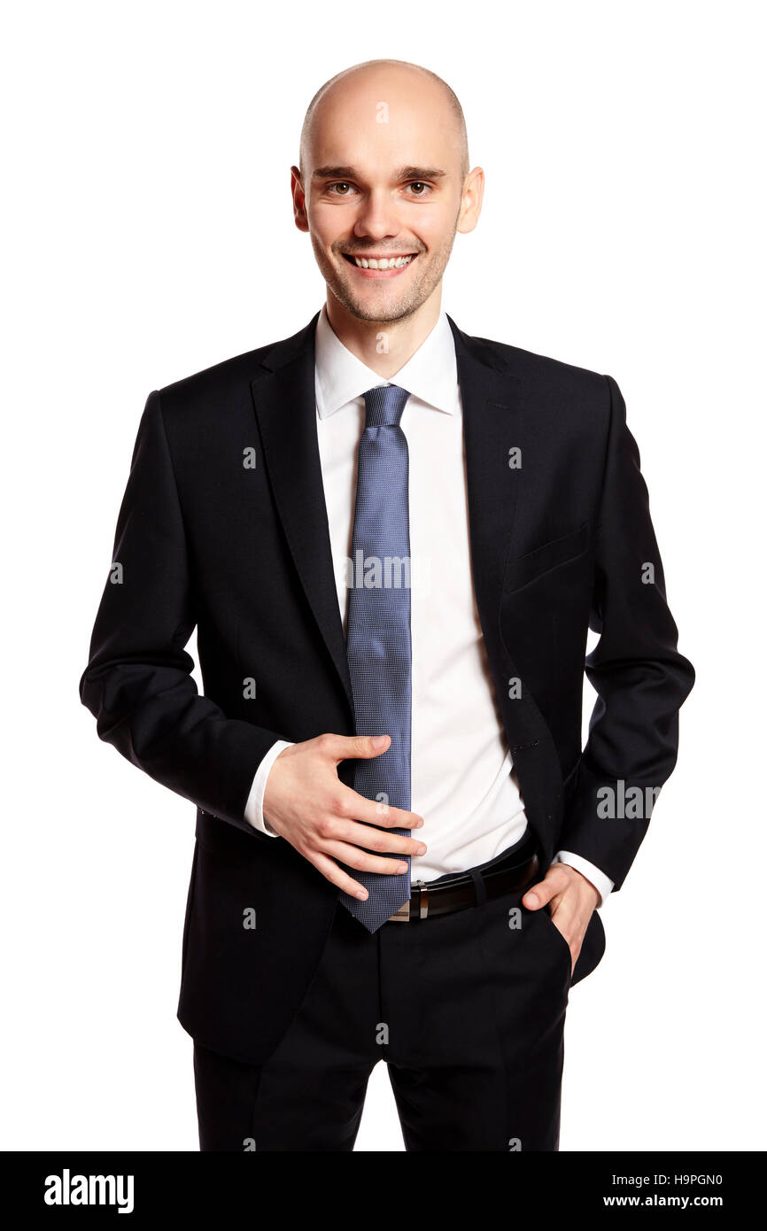 Portrait a bald headed man Cut Out Stock Images & Pictures - Alamy