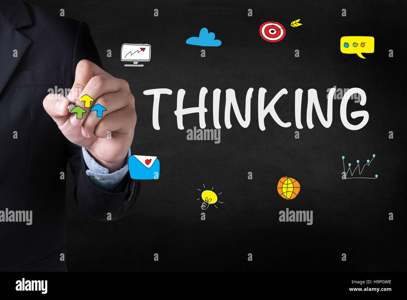 THINKING Stock Photo - Alamy