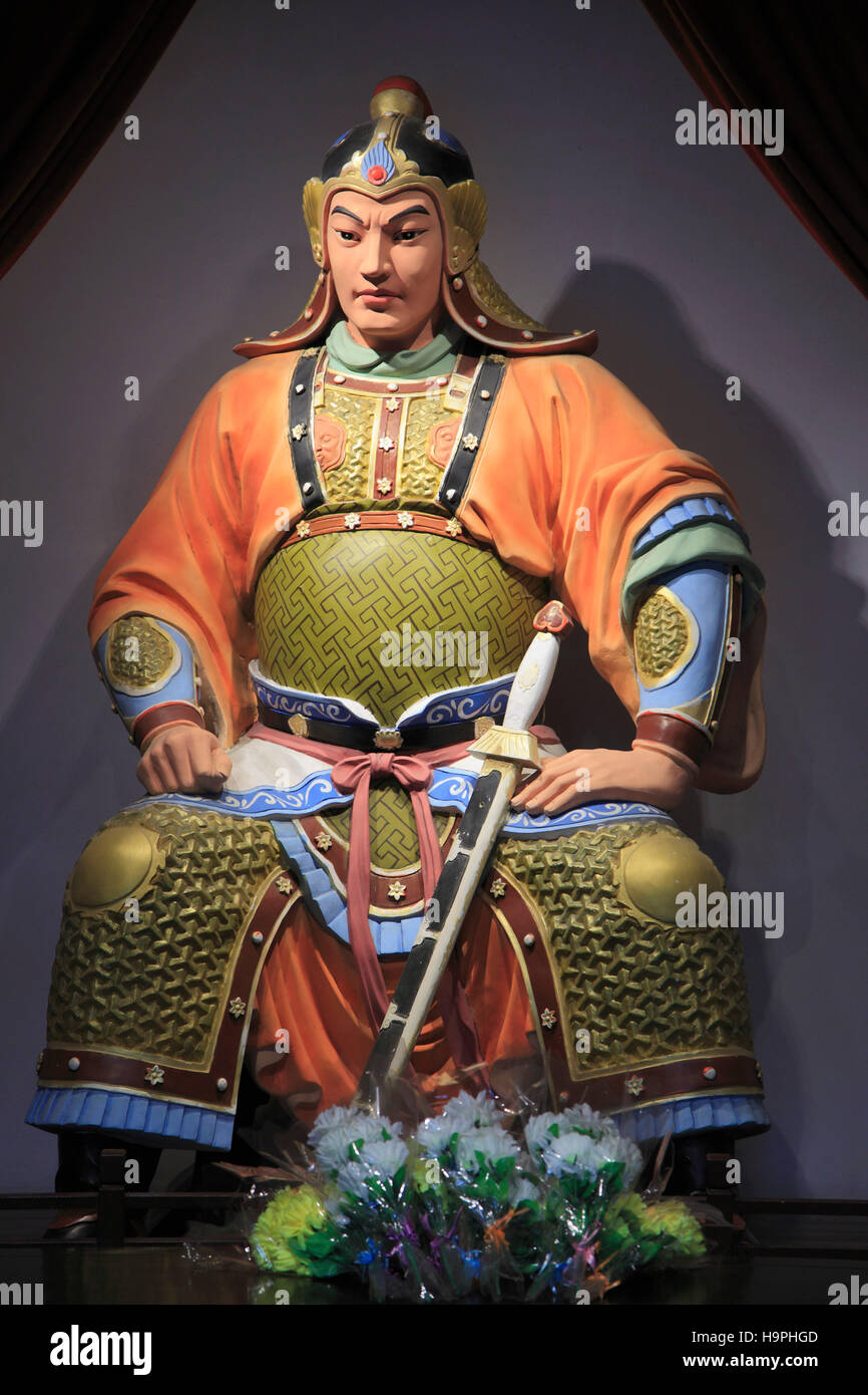 China, Zhejiang, Hangzhou, Yue Fei Temple, statue Stock Photo - Alamy