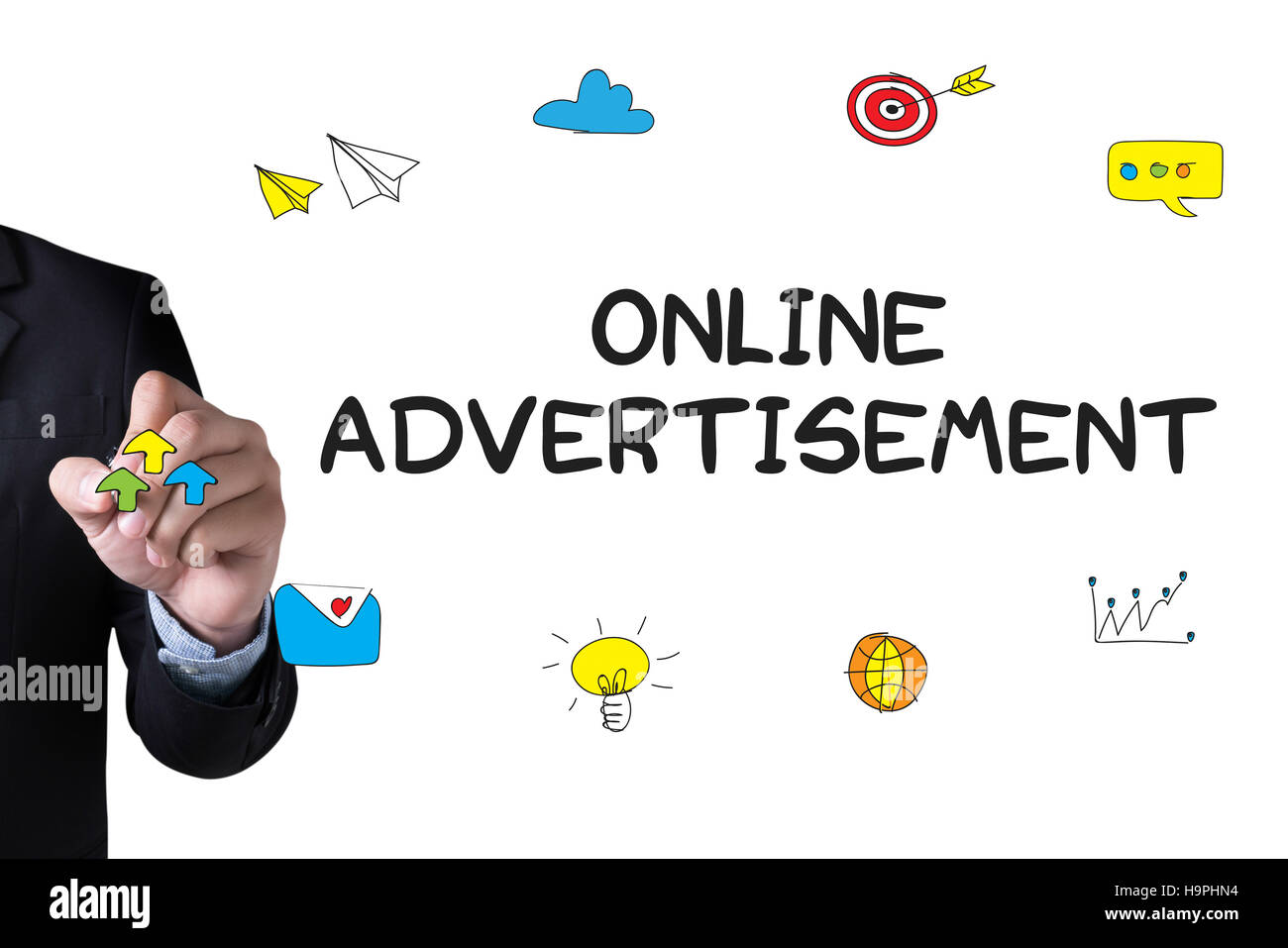Online advertiser hi-res stock photography and images - Alamy