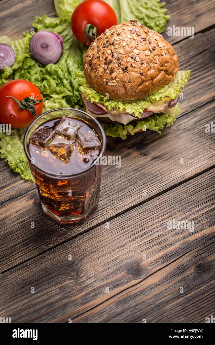 Meat cube burger hi-res stock photography and images - Alamy