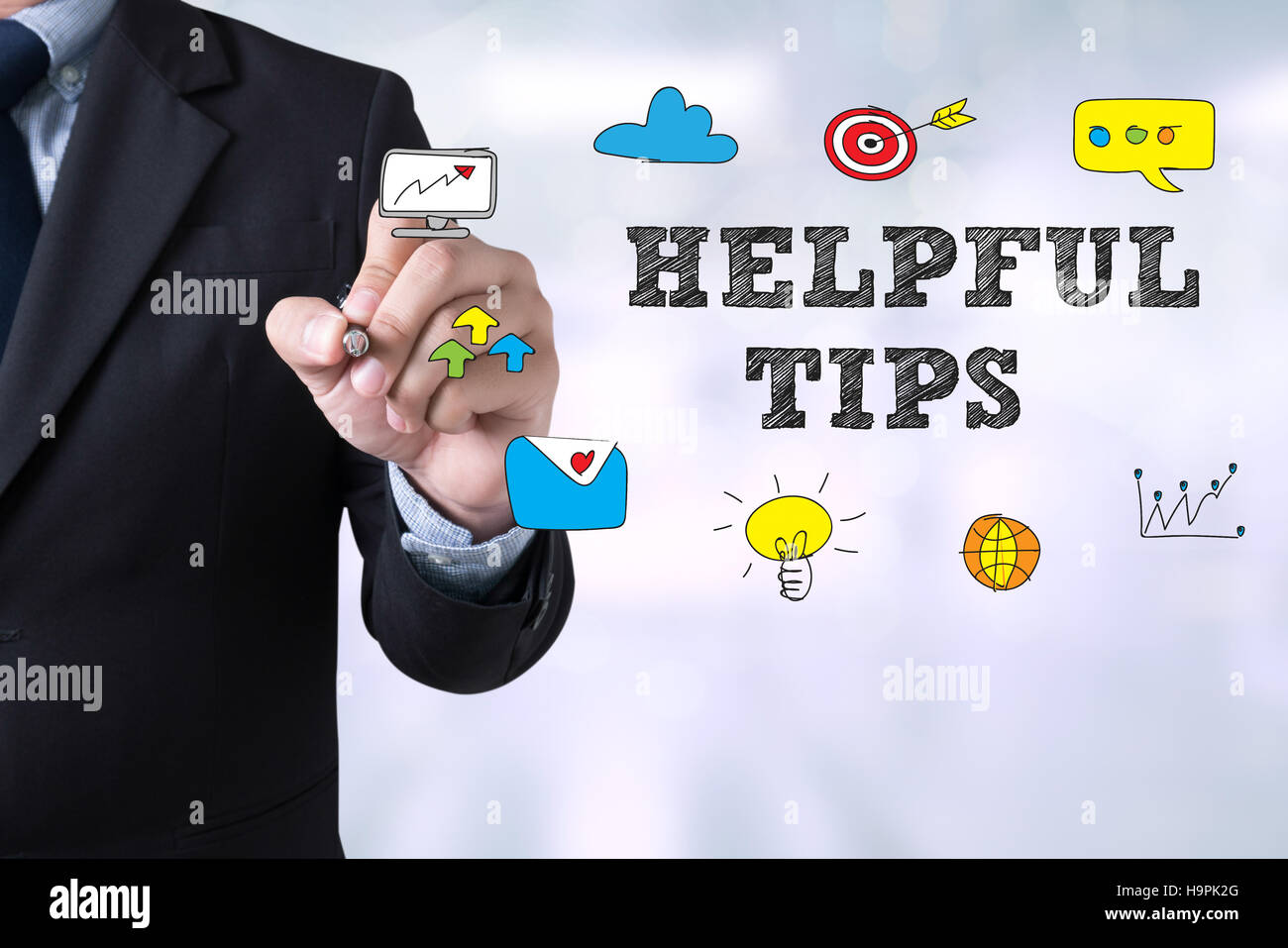 HELPFUL TIPS CONCEPT Stock Photo - Alamy
