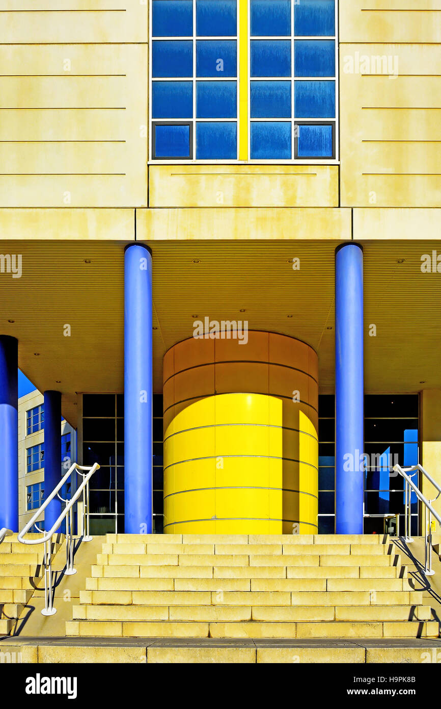Gibraltar Europort 89 near marina and docks Stock Photo - Alamy