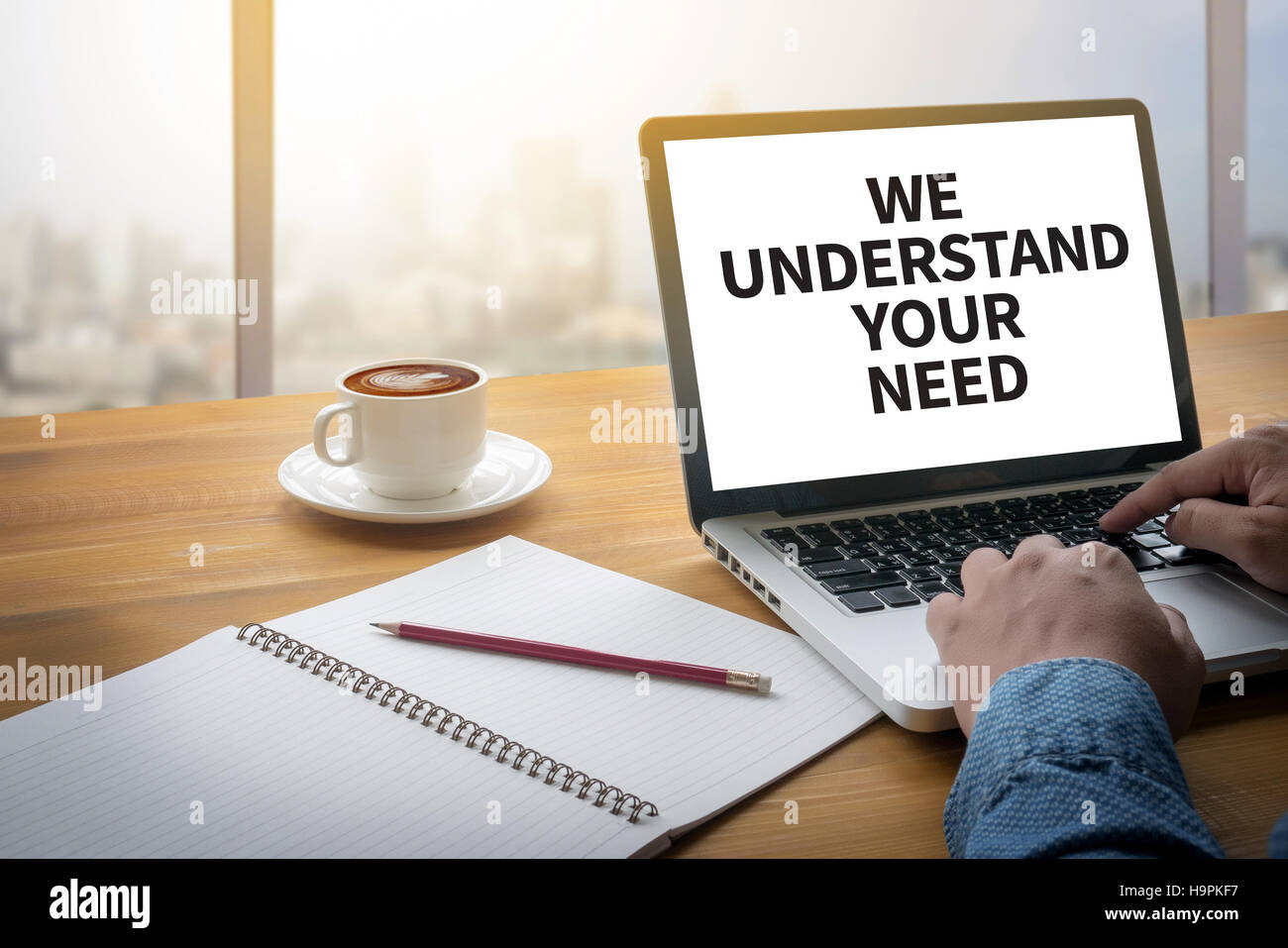 WE UNDERSTAND YOUR NEEDS Stock Photo - Alamy