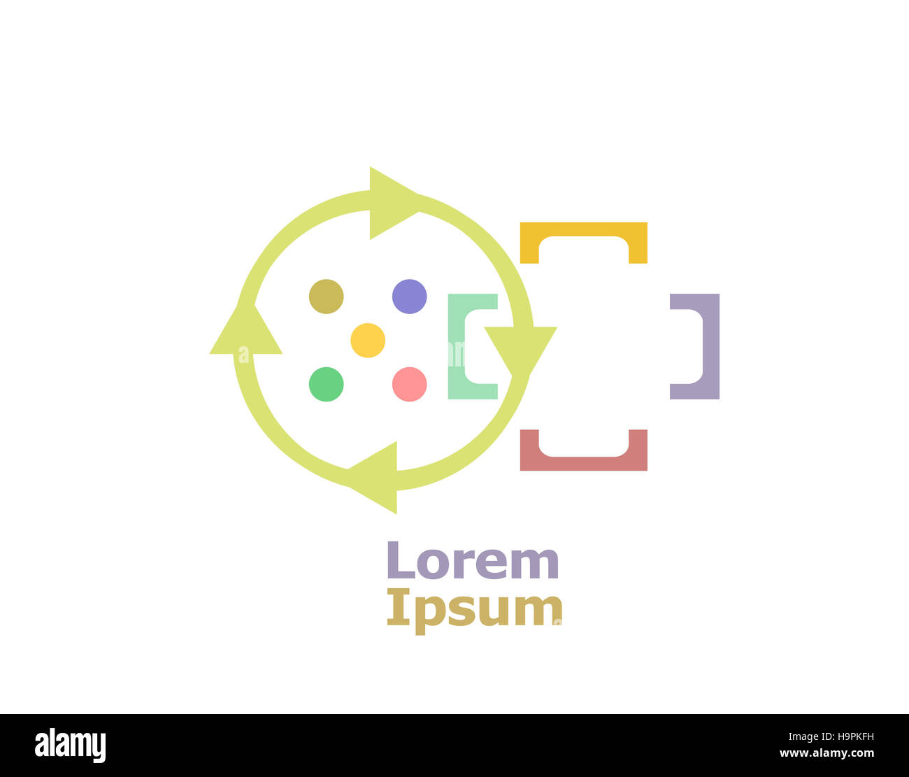 Abstract logo design template. Science technology, Teamwork, Social ...