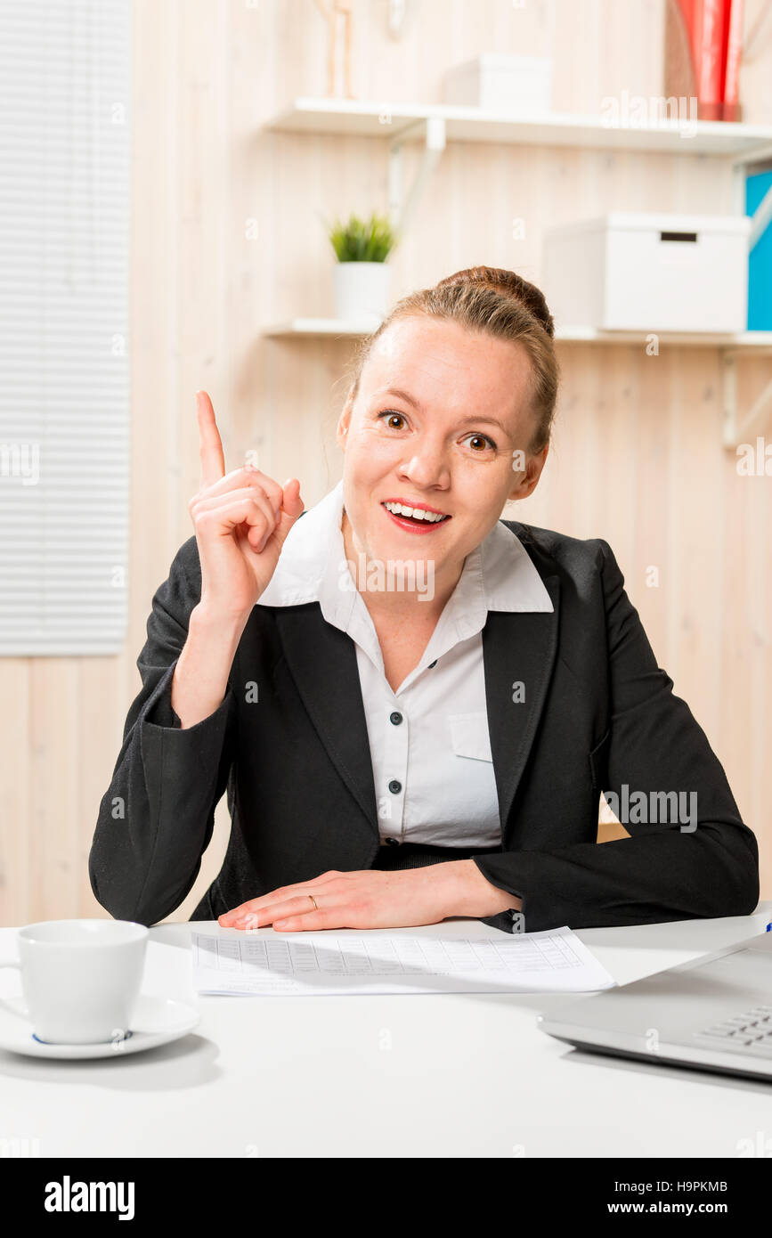successful manager with a good idea, portrait in an office Stock Photo ...