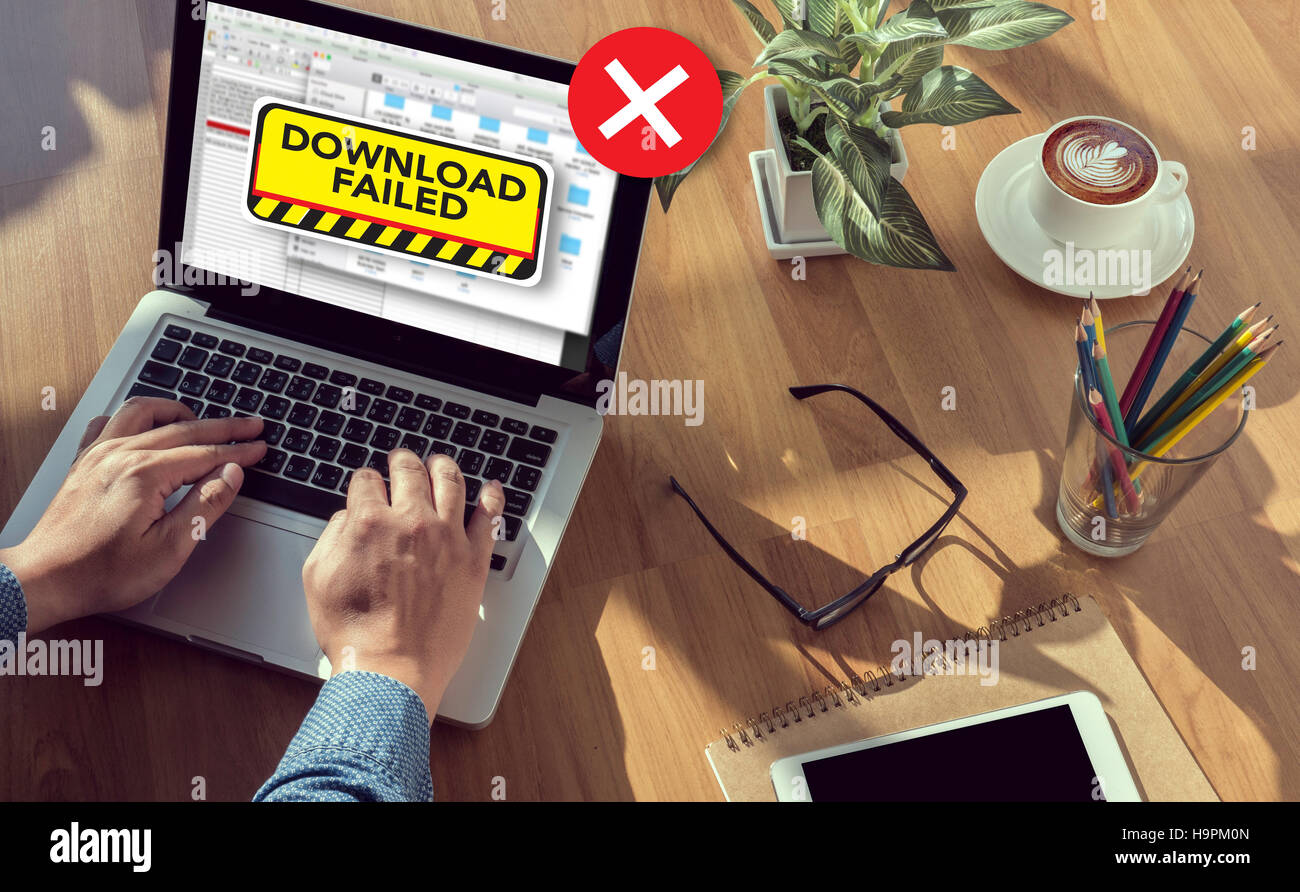 computer Transfer Download Failed Data Stop Loss Transfer Netwo Stock ...