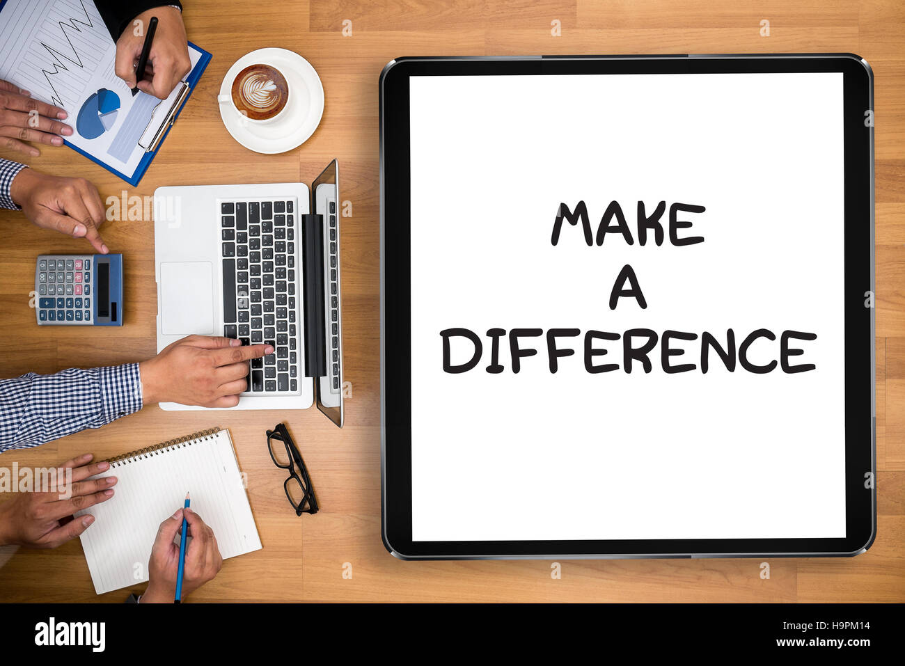 Make a Difference Stock Photo - Alamy