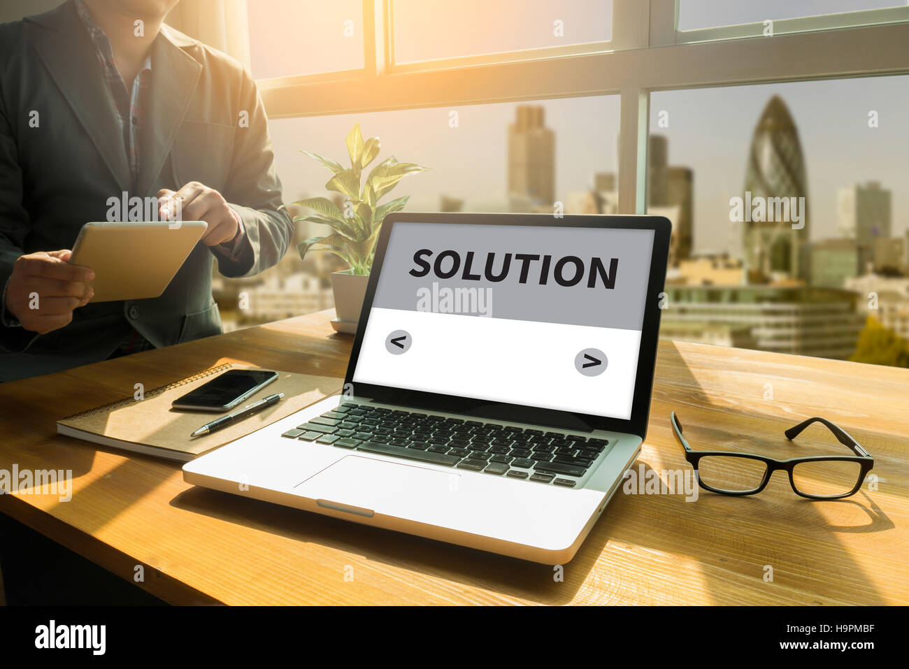 SOLUTION ( Solution Innovation Progress Strategy Decision Stock Photo ...