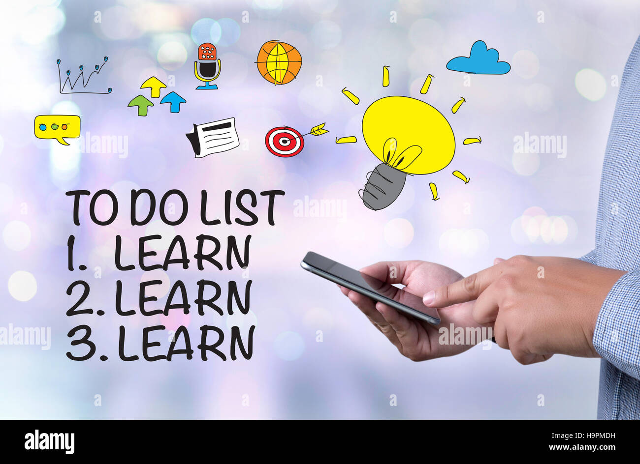 To Do List - LEARN Stock Photo - Alamy