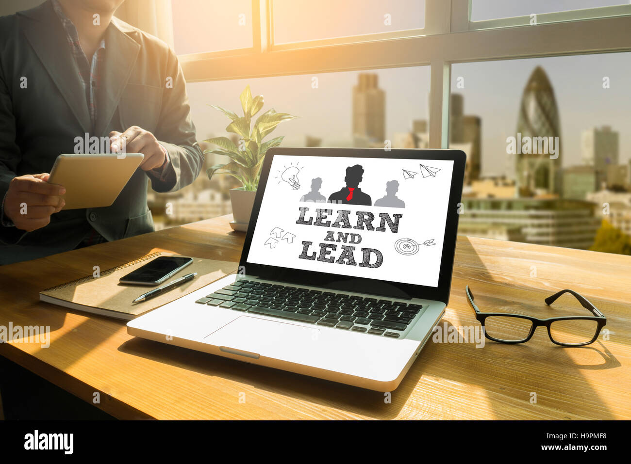 LEARN AND LEAD Stock Photo - Alamy