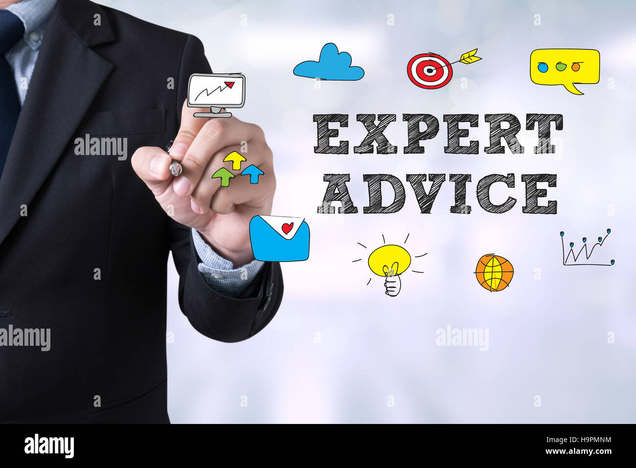 Businessman drawing Landing Page expert advice concept Stock Photo - Alamy Businessman drawing Landing Page expert advice concept Stock Photo - Alamy