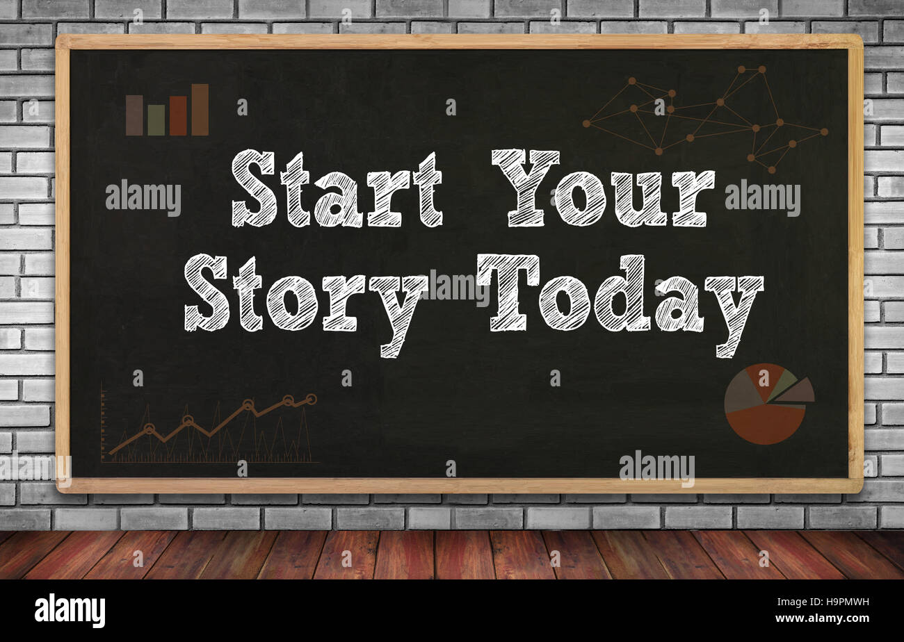 Start Your Story Today Stock Photo - Alamy
