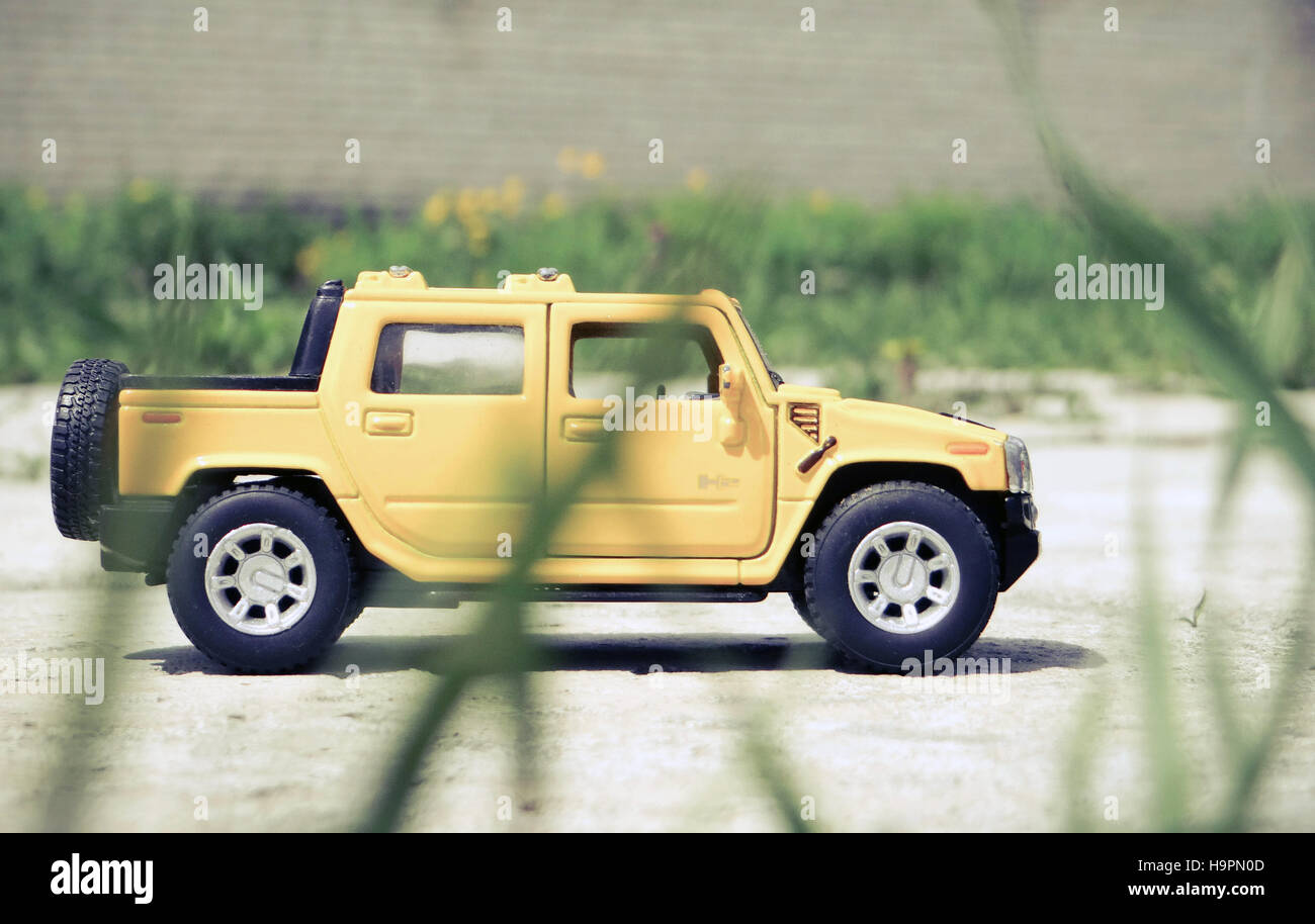 Small toy pickup Stock Photo - Alamy