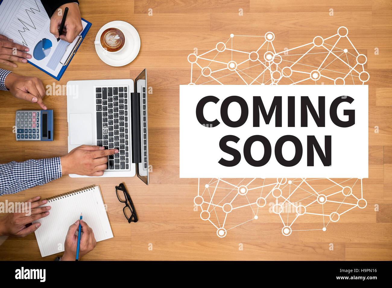 Coming soon label vector hi-res stock photography and images - Alamy