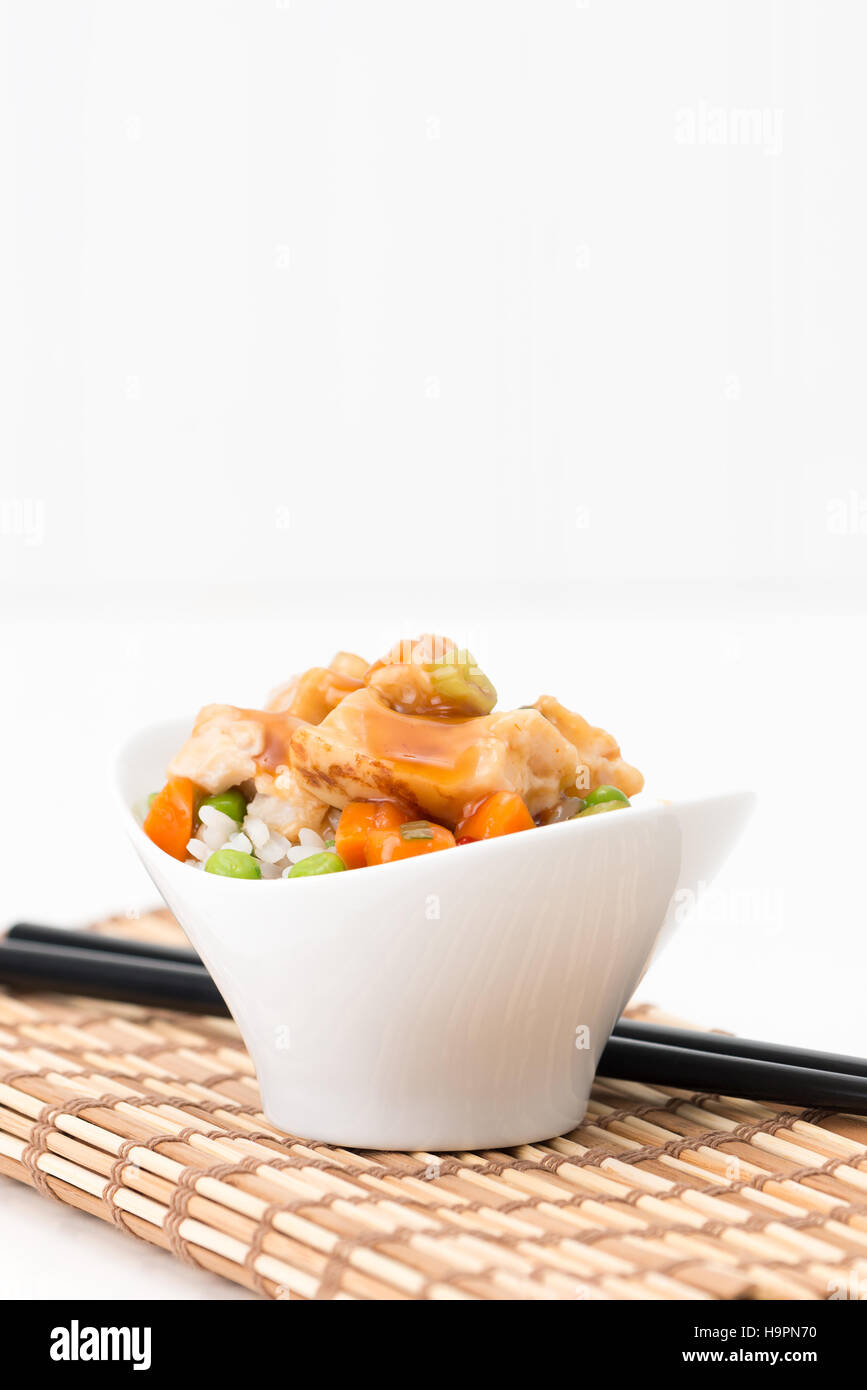 General Tao Spicy Chicken Portrait Stock Photo - Alamy