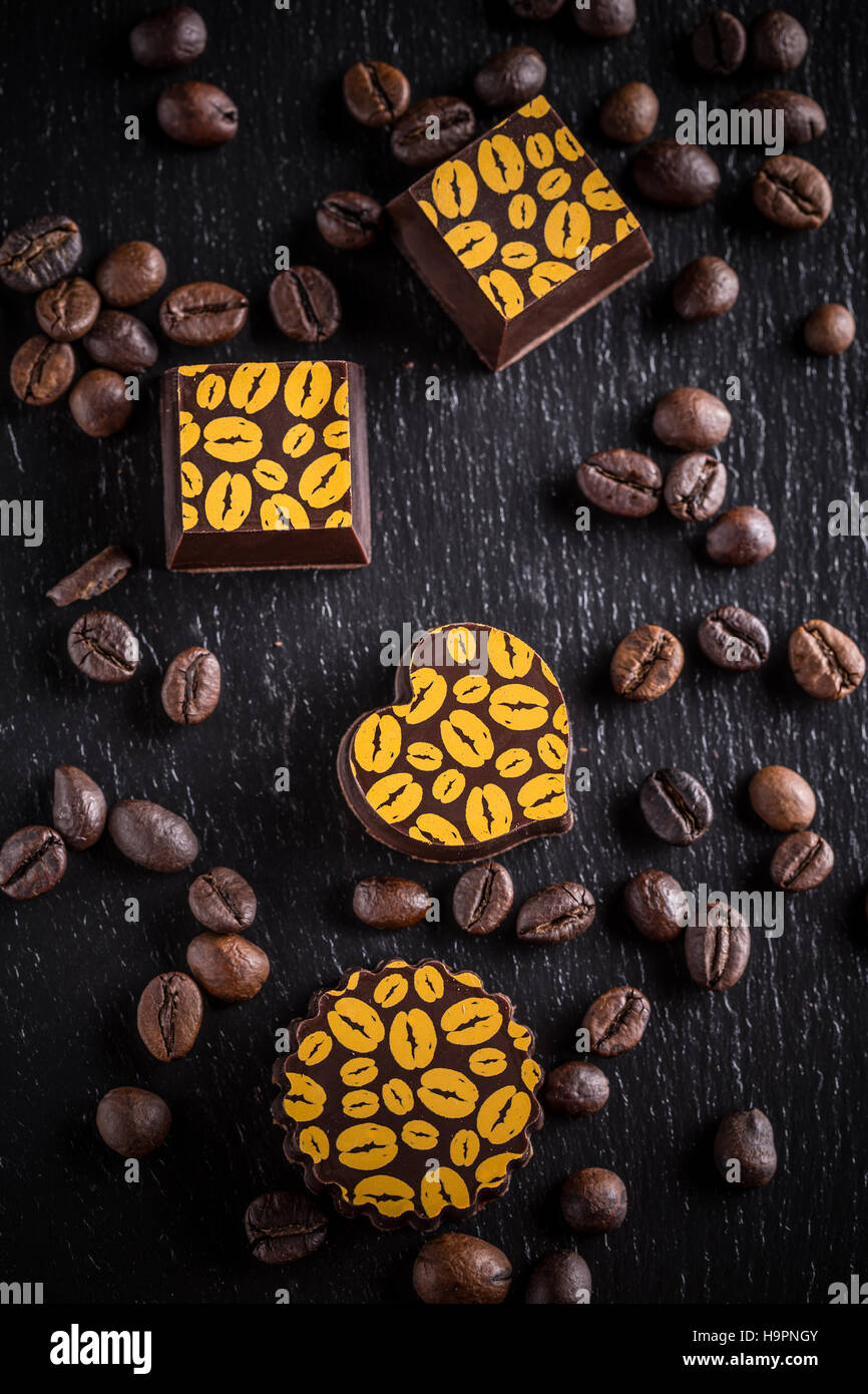 Delicious chocolate candies Stock Photo - Alamy