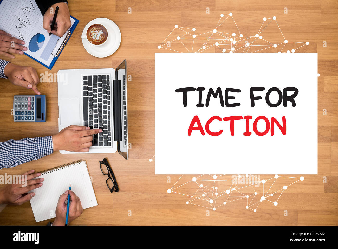 TIME FOR ACTION Stock Photo - Alamy