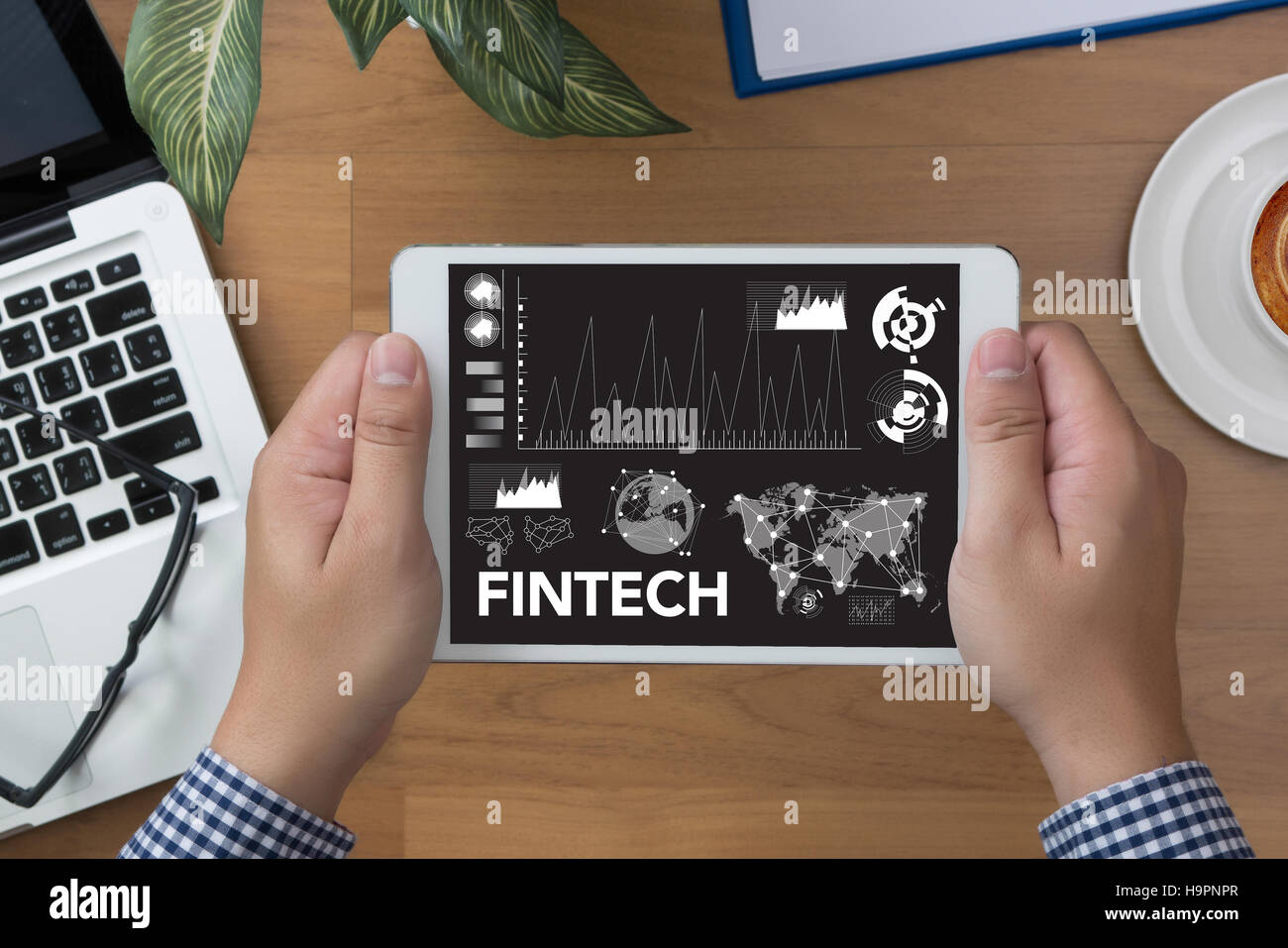 FINTECH Investment Financial Internet Technology Stock Photo - Alamy