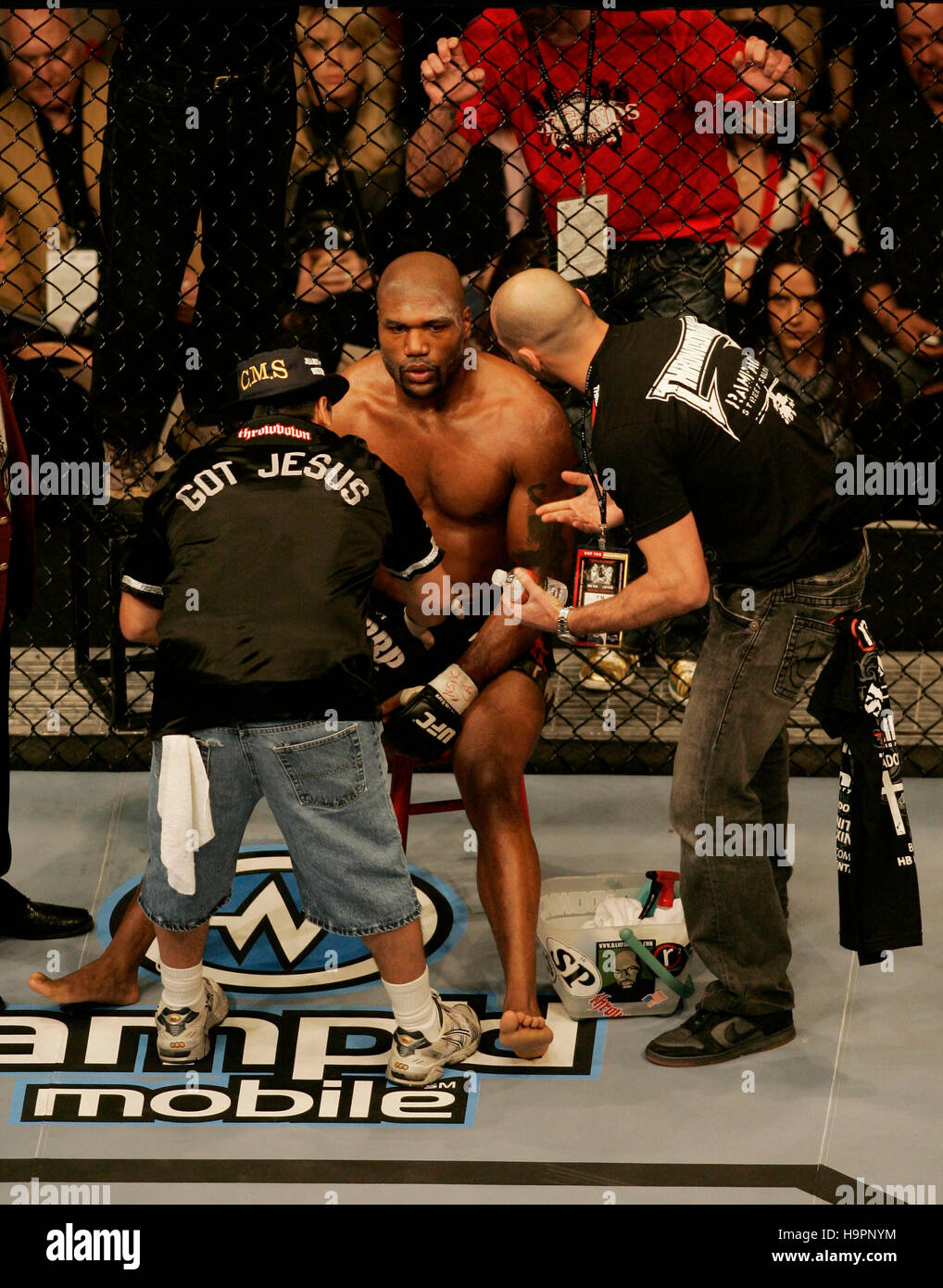 Quinton "Rampage" Jackson before his fight against Marvin Eastman at ...