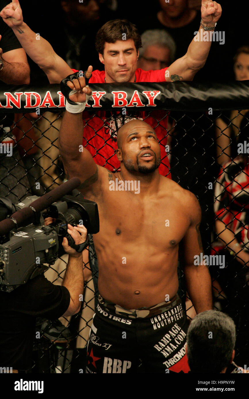 Quinton "Rampage" Jackson before his fight against Marvin Eastman at ...