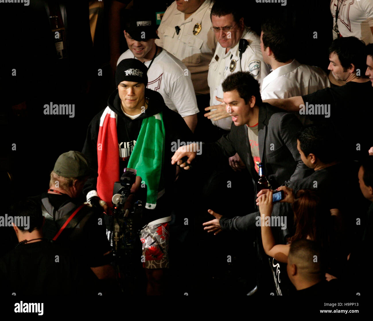 Roger Huerta before his fight against John Halverson at the Ultimate ...