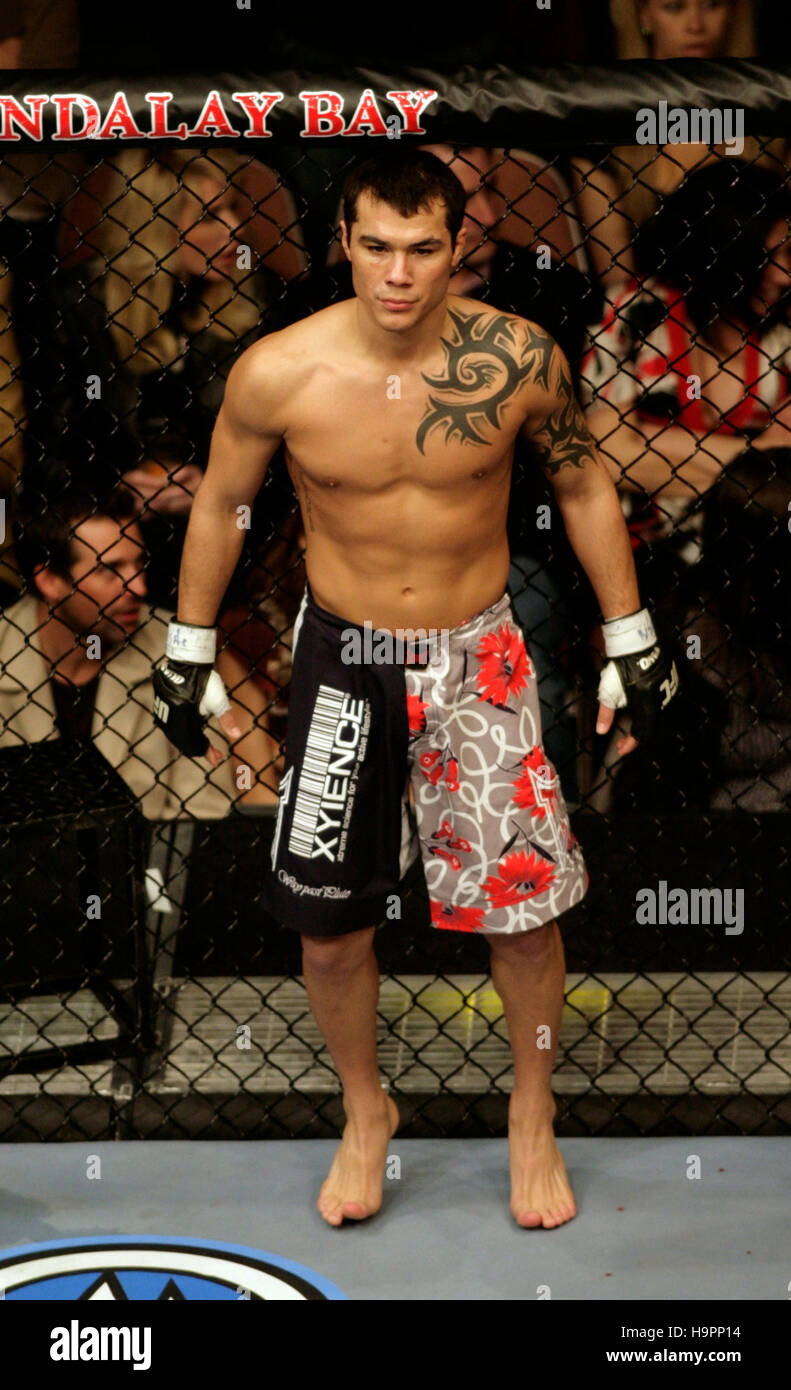 Roger Huerta before his fight against John Halverson at the Ultimate ...