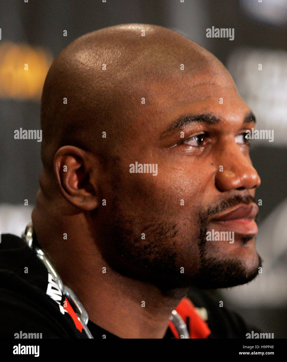 Quinton "Rampage" Jackson at a post-fight press conference at the ...