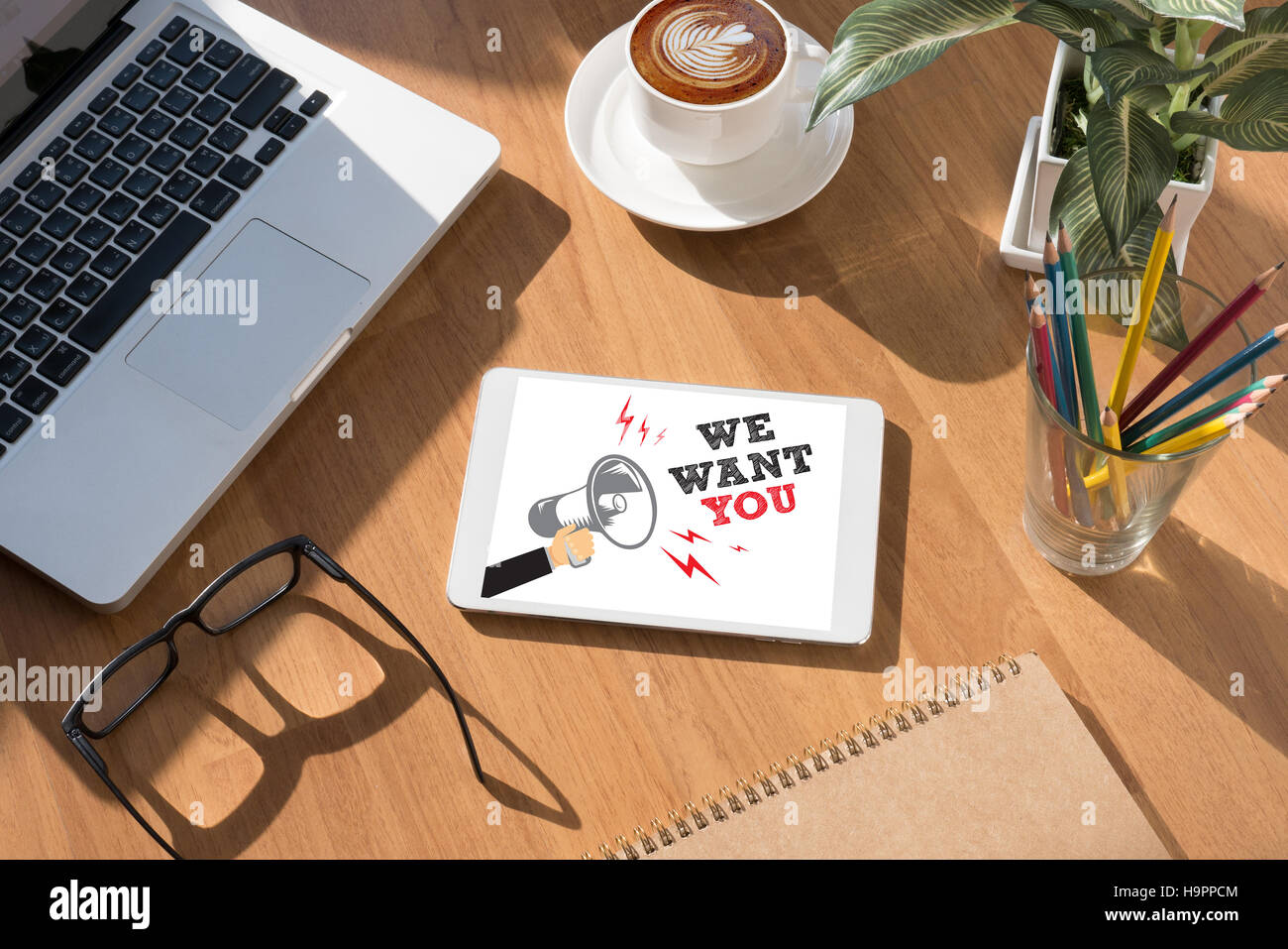 We want you Concept Stock Photo - Alamy