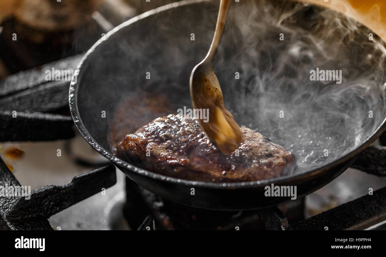 Tasty beef steak Stock Photo - Alamy