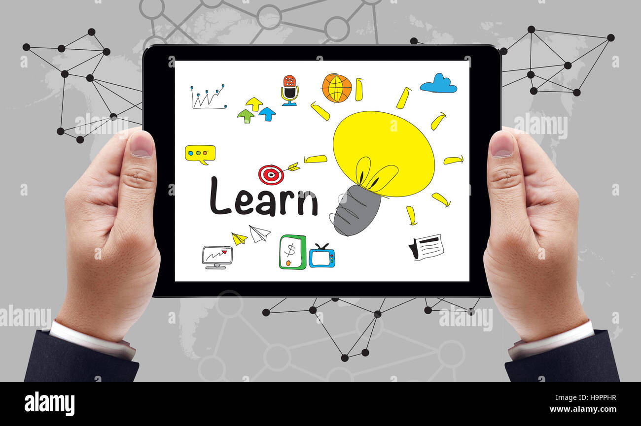 Learning light bulb understanding hi-res stock photography and images ...