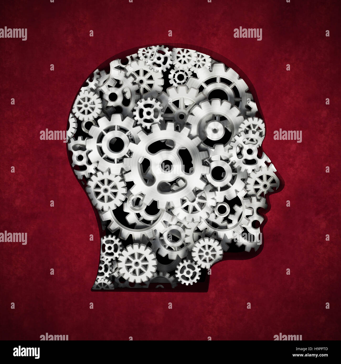 Cogs brain hi-res stock photography and images - Alamy