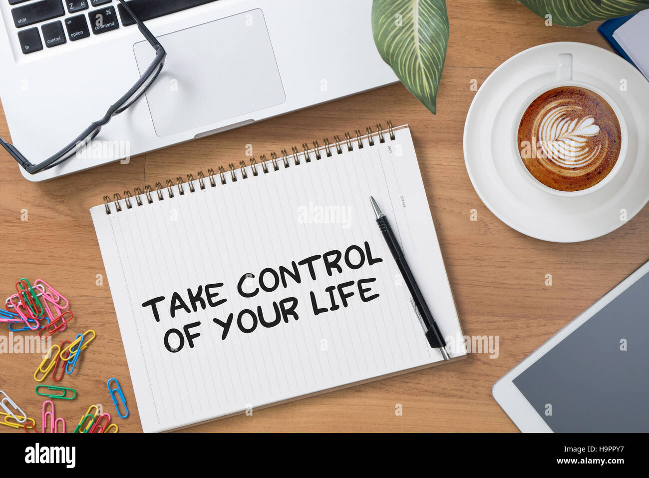 Take Control Of Your Life Stock Photo - Alamy