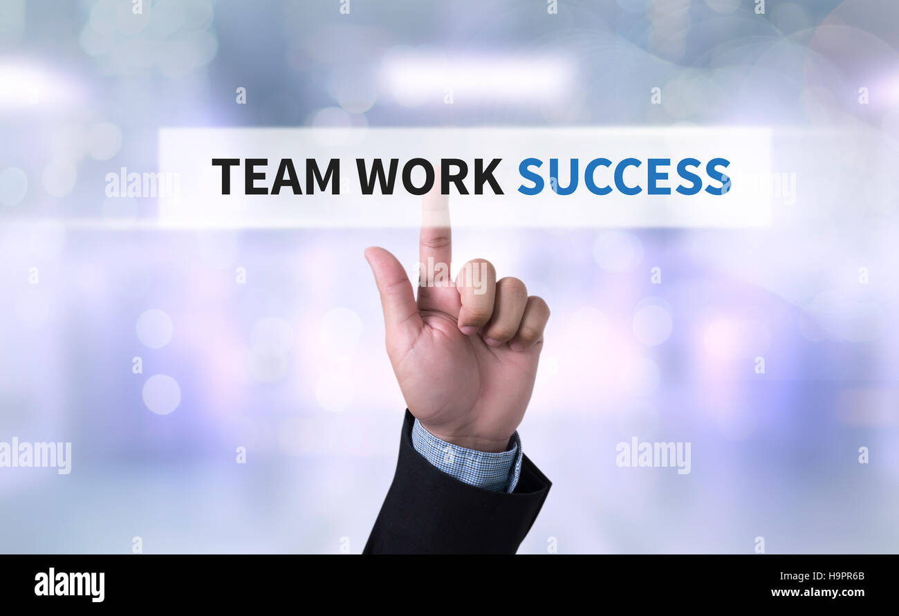 TEAMWORK SUCCESS CONCEPT Stock Photo - Alamy