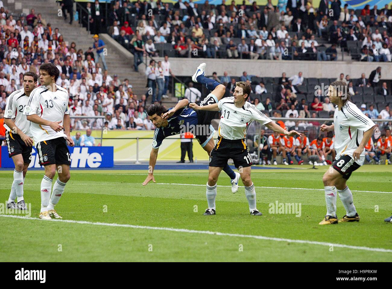 ROBERTO AYALA SCORES GERMANY V ARGENTINA BERLIN Germany 30 June 2006 ...