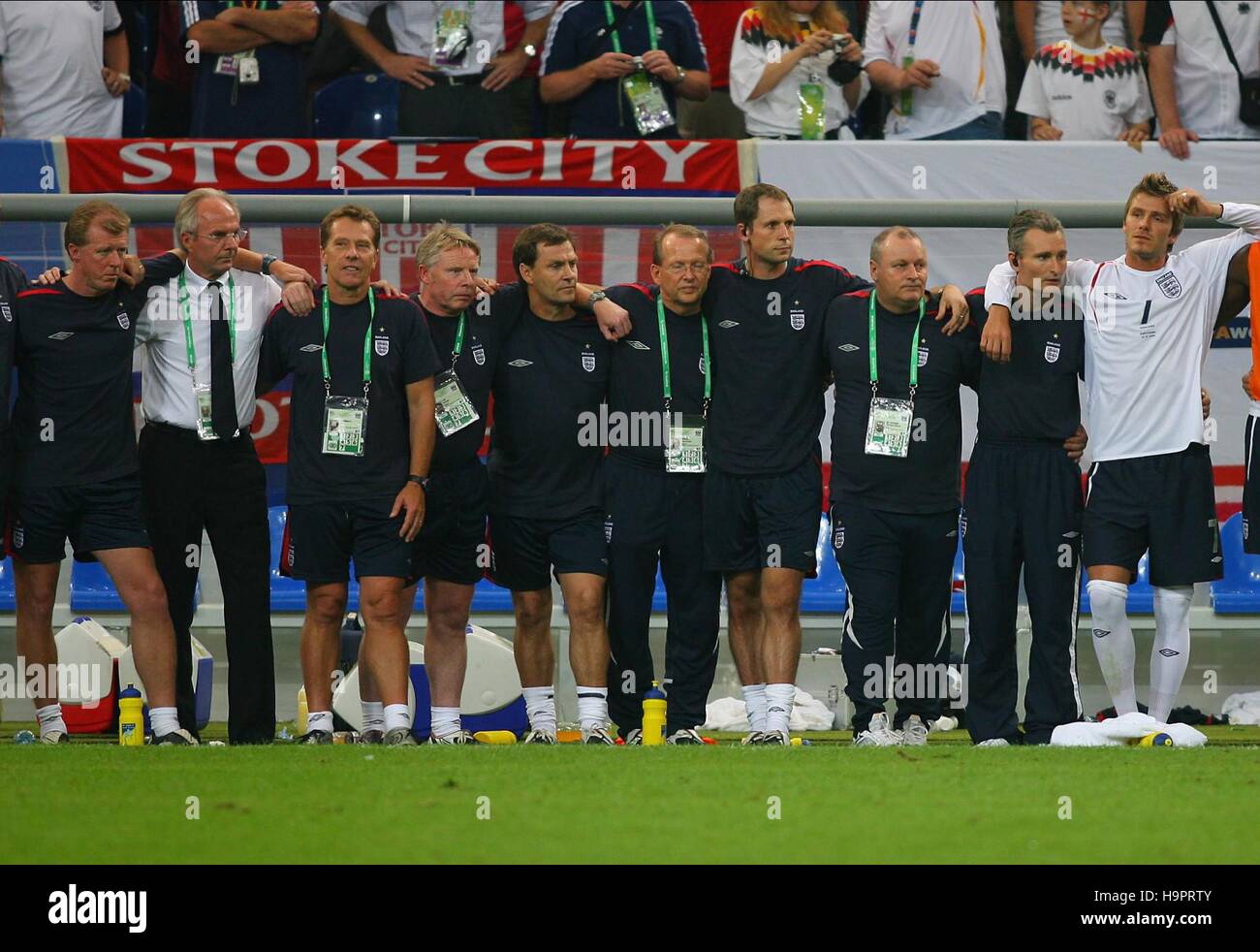 MCCLAREN ERIKSSON & BECKHAM ENGLAND V PORTUGAL WORLD CUP STADIUM ...