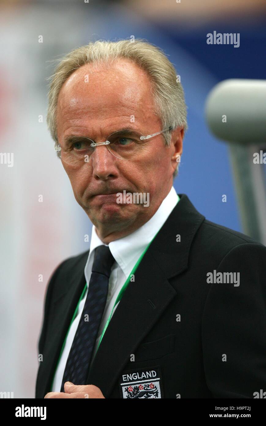 SVEN GORAN ERIKSSON ENGLAND HEAD COACH WORLD CUP AUFSCHALKE ARENA ...