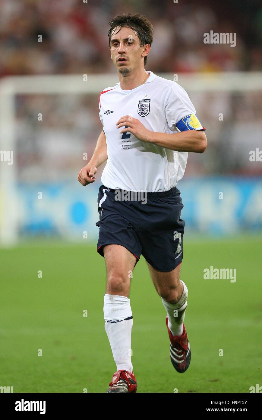 GARY NEVILLE ENGLAND & MANCHESTER UNITED FC WORLD CUP AUFSCHALKE ARENA ...