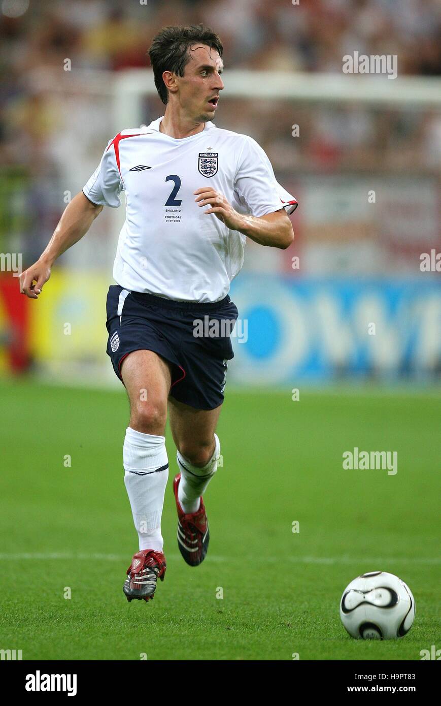 GARY NEVILLE ENGLAND & MANCHESTER UNITED FC WORLD CUP AUFSCHALKE ARENA ...
