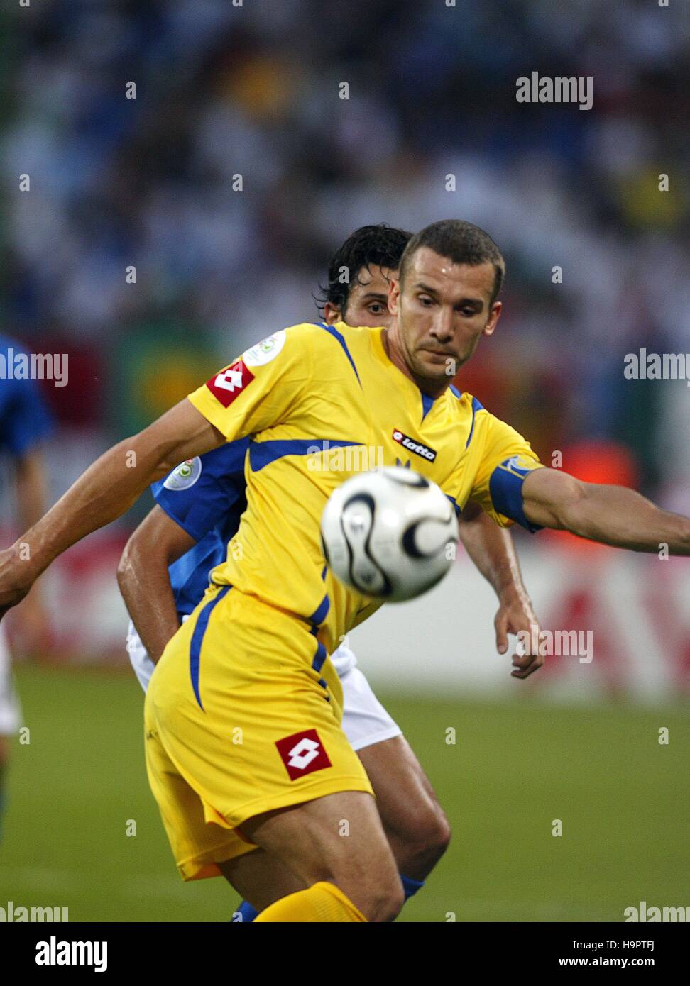 ANDRIY SHEVCHENKO UKRAINE & CHELSEA FC WORLD CUP AOL ARENA HAMBURG ...