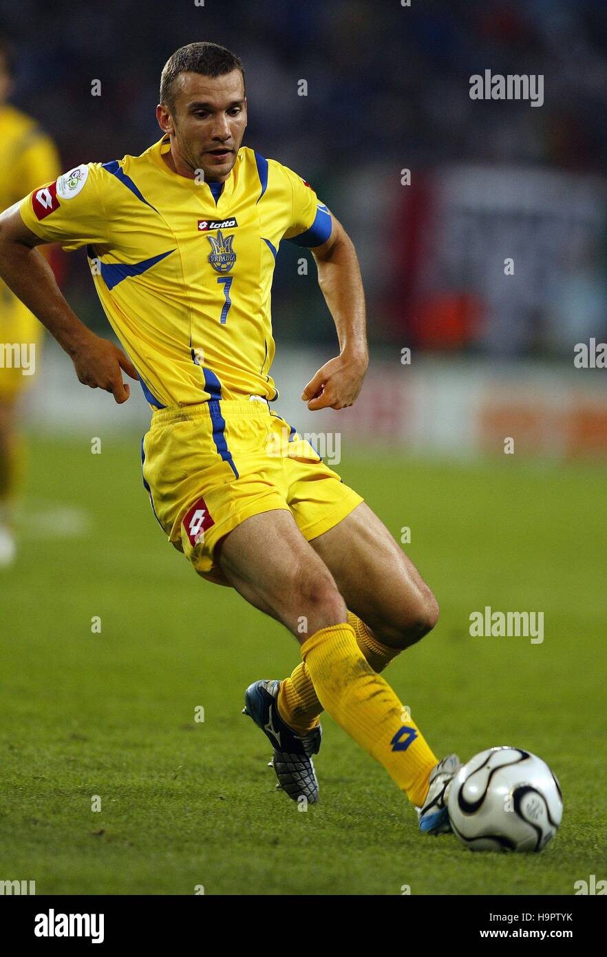 ANDRIY SHEVCHENKO UKRAINE & CHELSEA FC WORLD CUP AOL ARENA HAMBURG ...