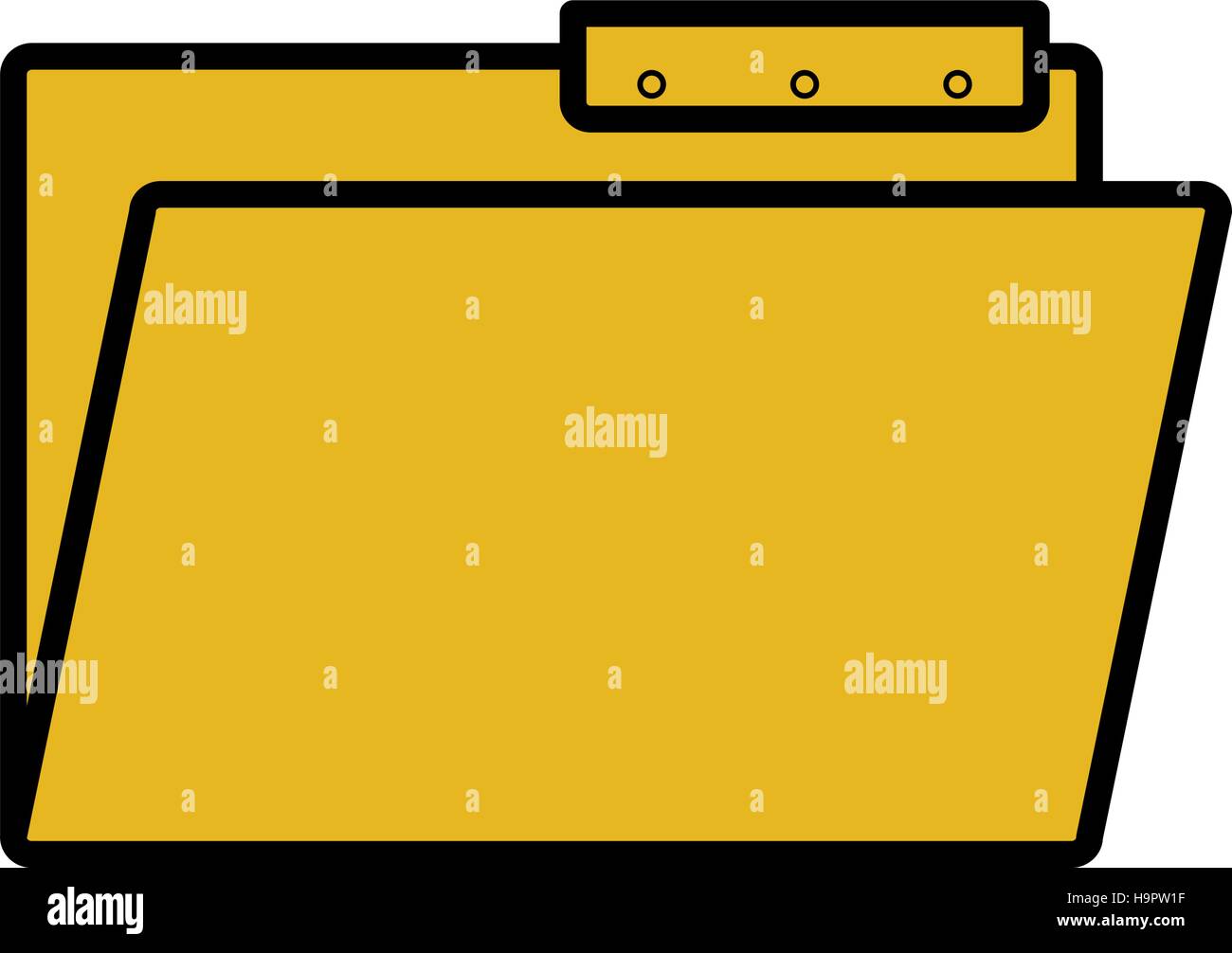File icon. Folder document data archive and storage theme. Isolated design. Vector illustration ...