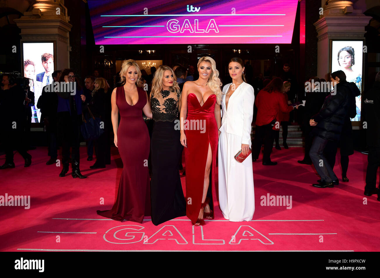 Kate Wright, Danielle Armstrong, Chloe Sims and Chloe Lewis attending ...