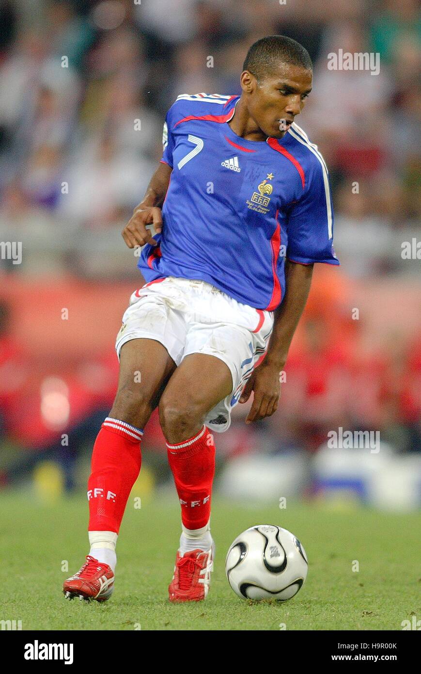 FLORENT MALOUDA FRANCE & OLYMPIQUE LYON WORLD CUP RHEIN ENERGIE STADIUM ...