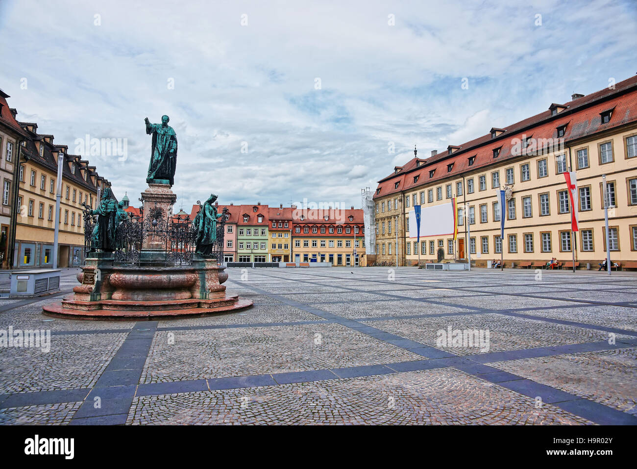 Sculpture on building bamberg germany hi-res stock photography and ...