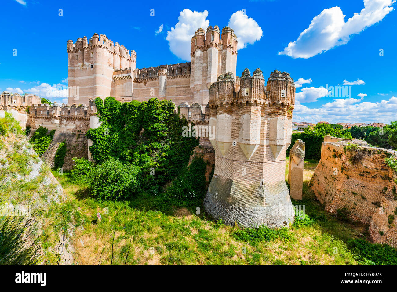 Castillo de Coca, Coca Castle, is a fortification constructed in the ...
