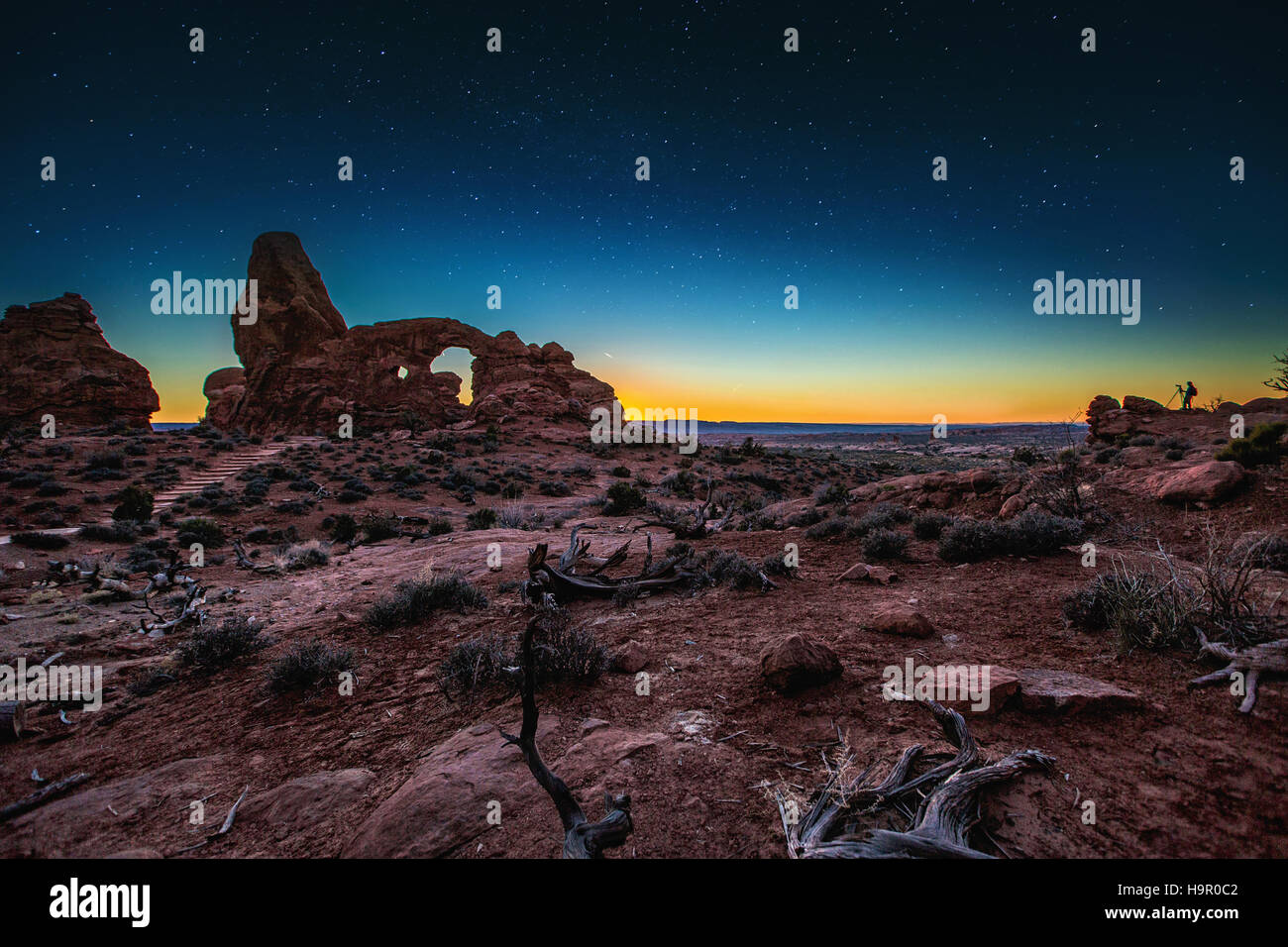 Utah night sky rock hi-res stock photography and images - Alamy