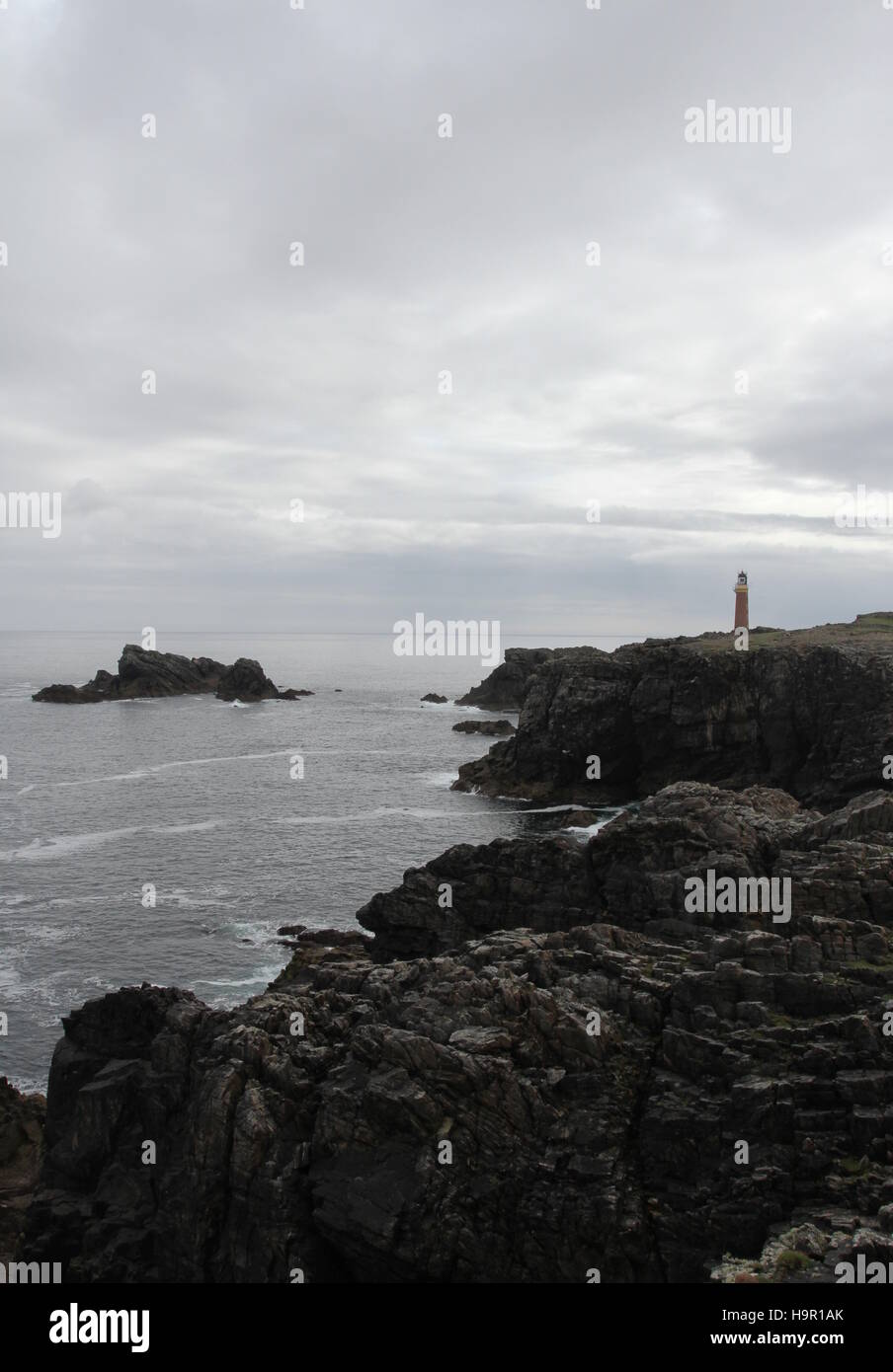 Butt of Ness lighthouse Isle of Lewis Scotland May 201 Stock Photo - Alamy